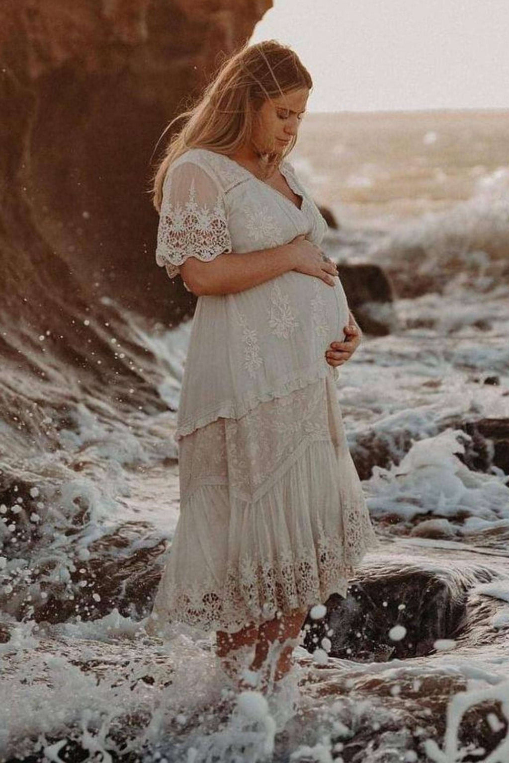 Spell Maggie Embroidered Midi Dress - Get it Now | Mama Rentals